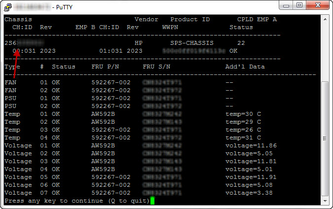 Seriennummer einer HP MSA P2000 auslesen – kräg's blog